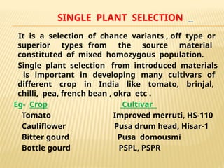 Breeding Methods used in Vegetable Breeding.pptx