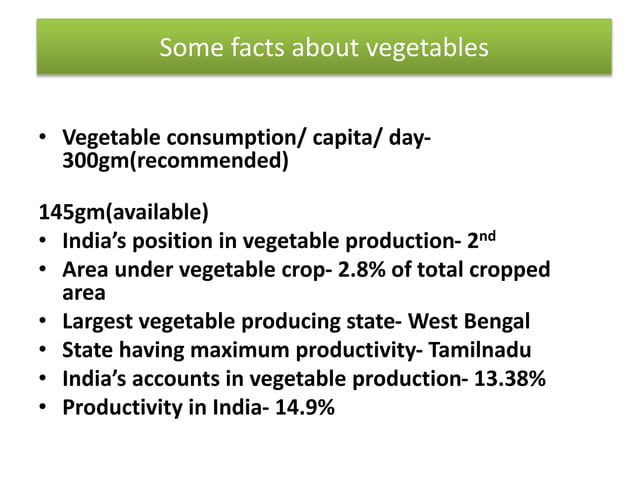 Breeding Objectives In Vegetables Pptx