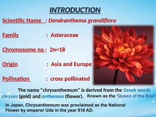 Introduction, Crop improvement, floral biology and Varieties of ...