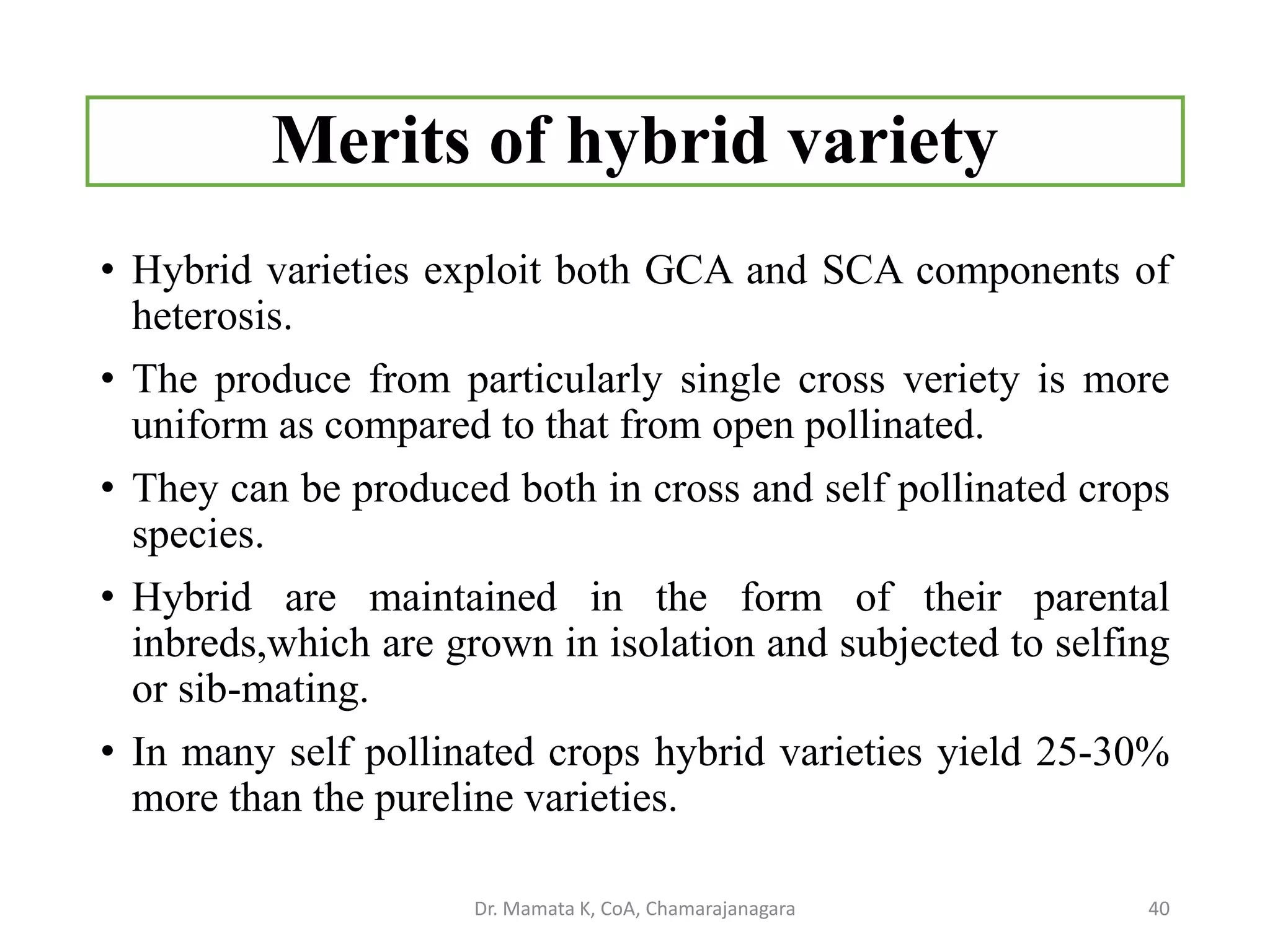Breeding of Maize | PDF