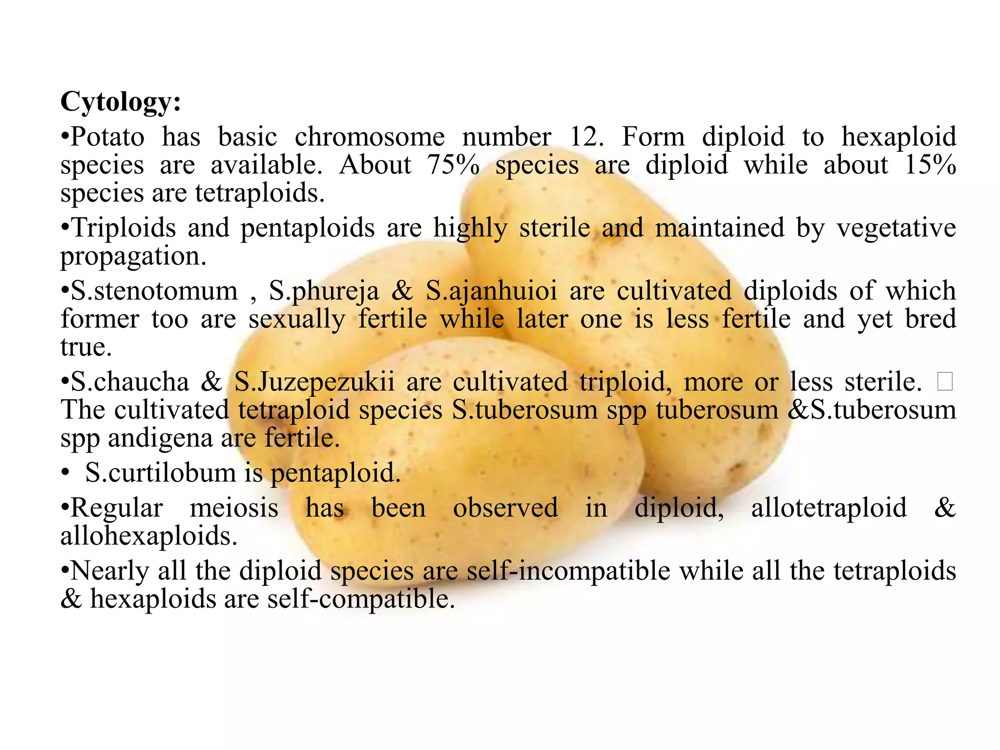 Breeding of potato | PPTX