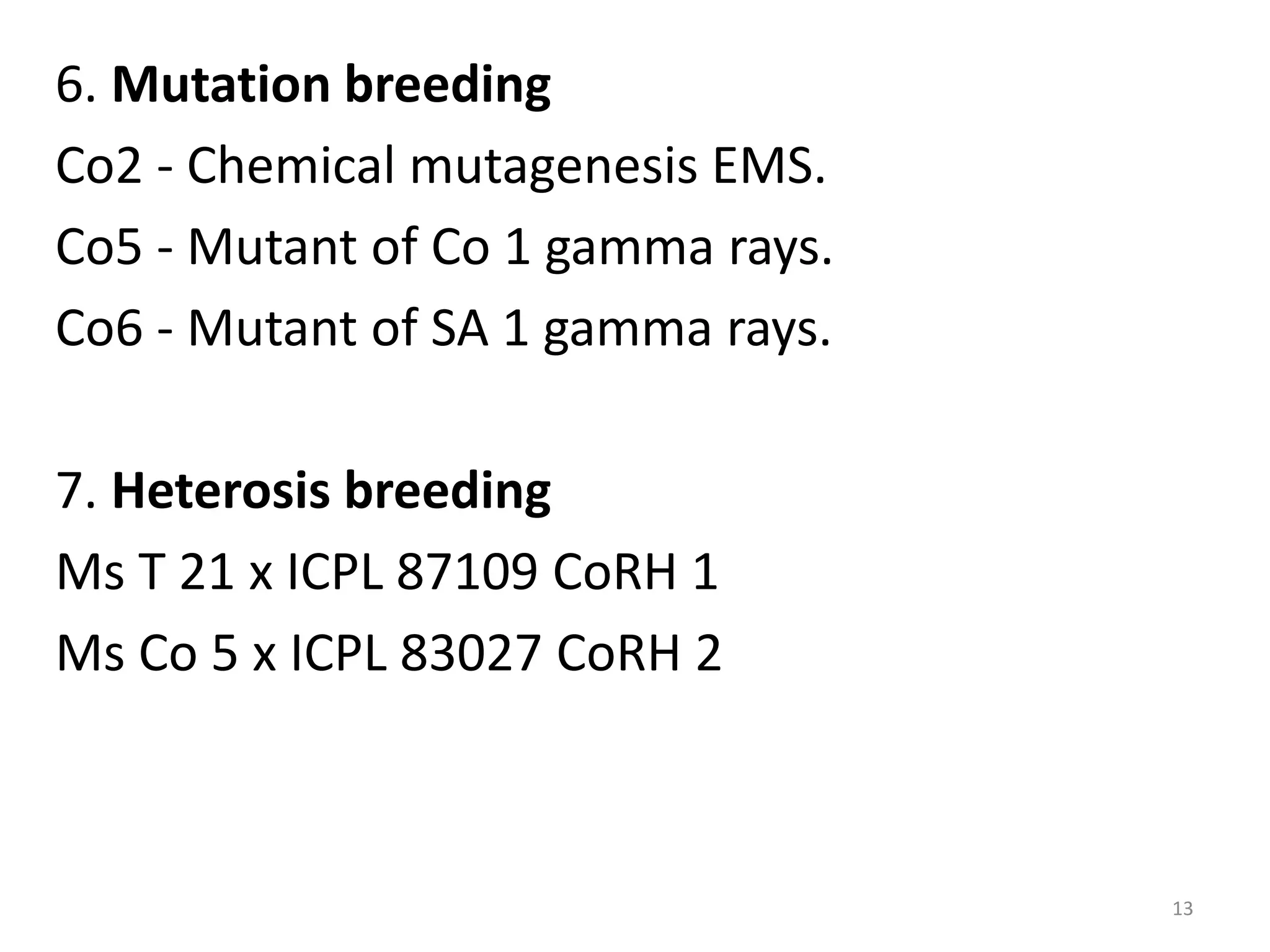 Breeding of Pulses | PPTX | Agriculture | Industries
