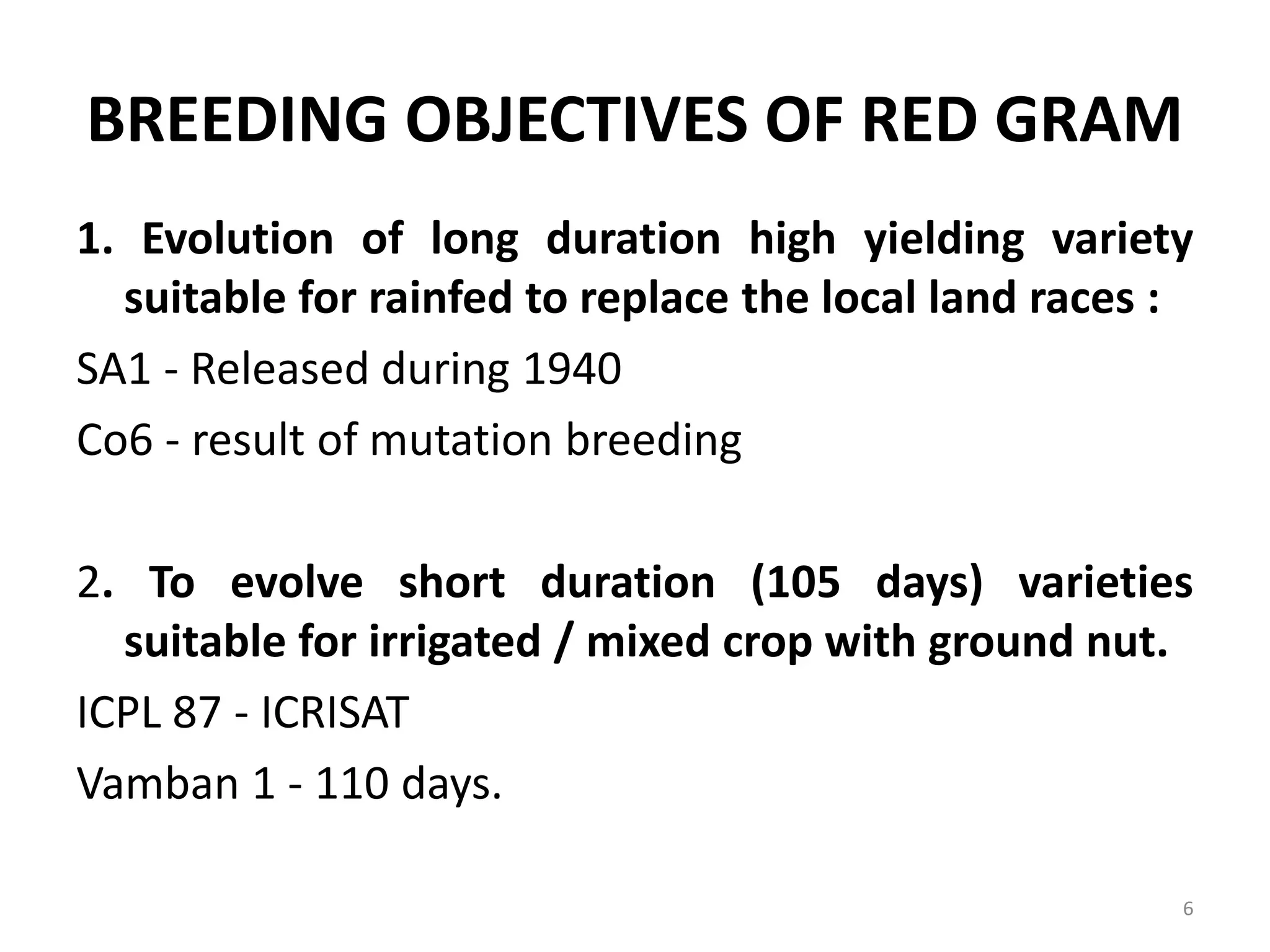 Breeding of Pulses | PPTX