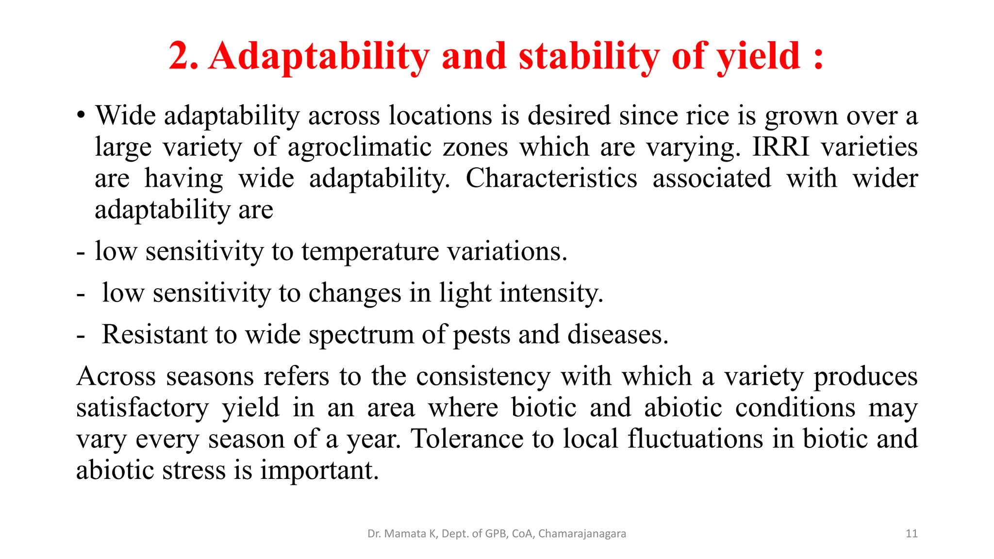 Breeding of rice | PDF
