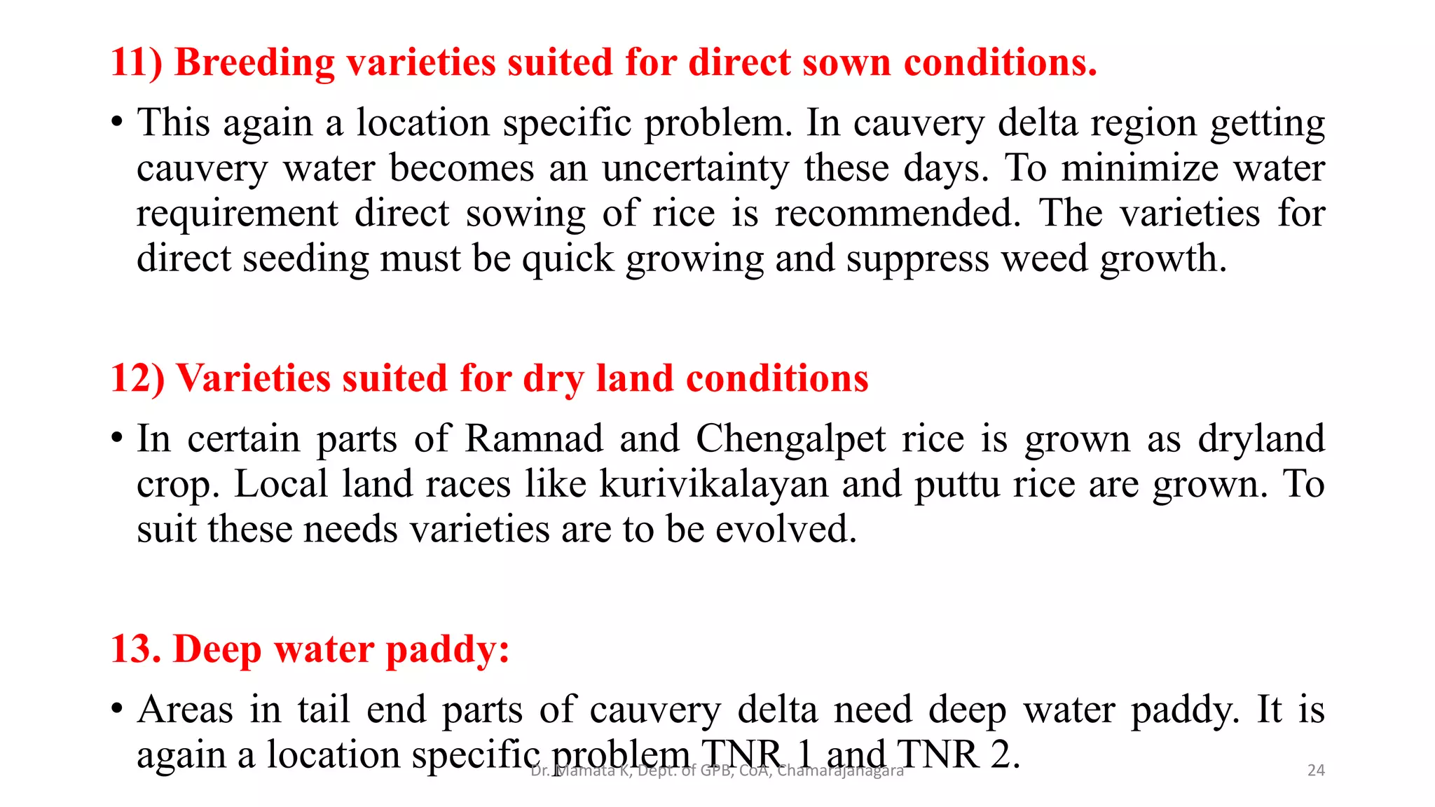 Breeding of rice | PDF