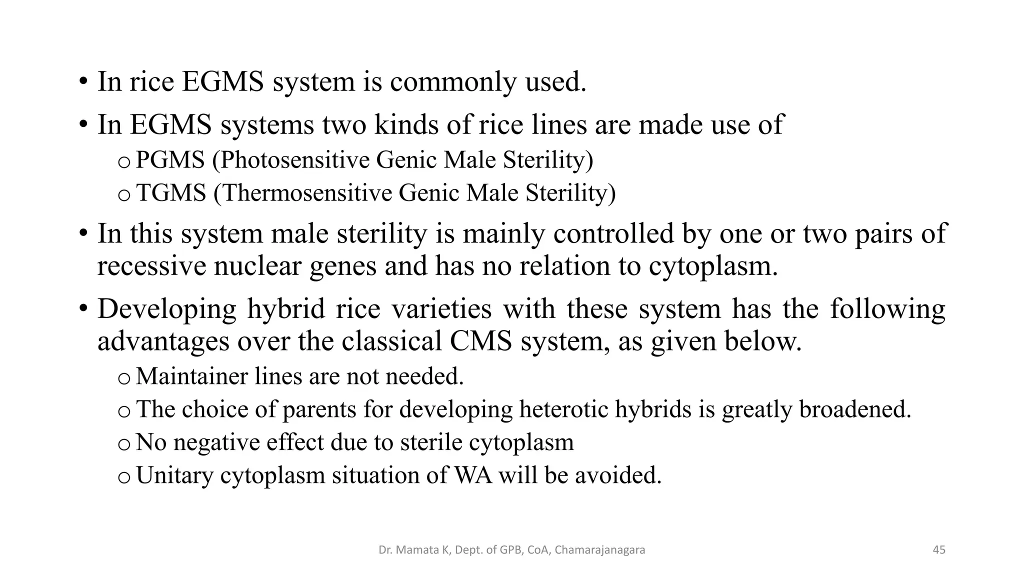 Breeding of rice | PDF