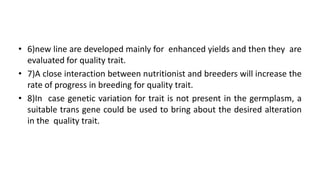 Breeding project s | PPTX