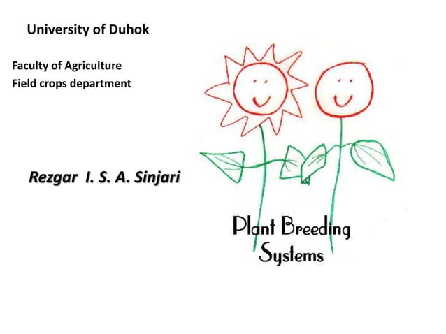 Plant Breeding Systems | PPTX