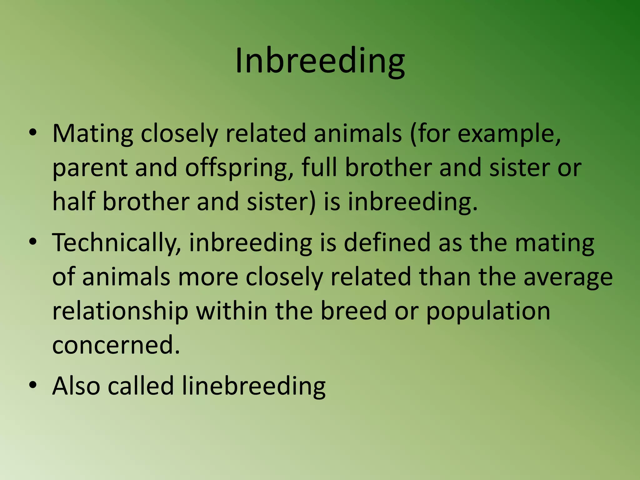 Breeding systems | PPTX