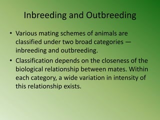 Breeding systems | PPTX