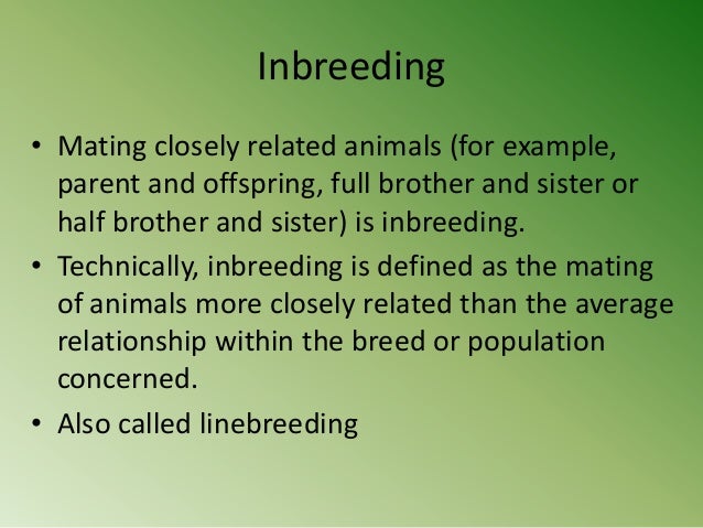 Breeding systems