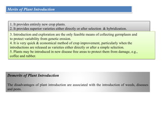 Breeding techniques in self pollinated crops presentation | PPTX