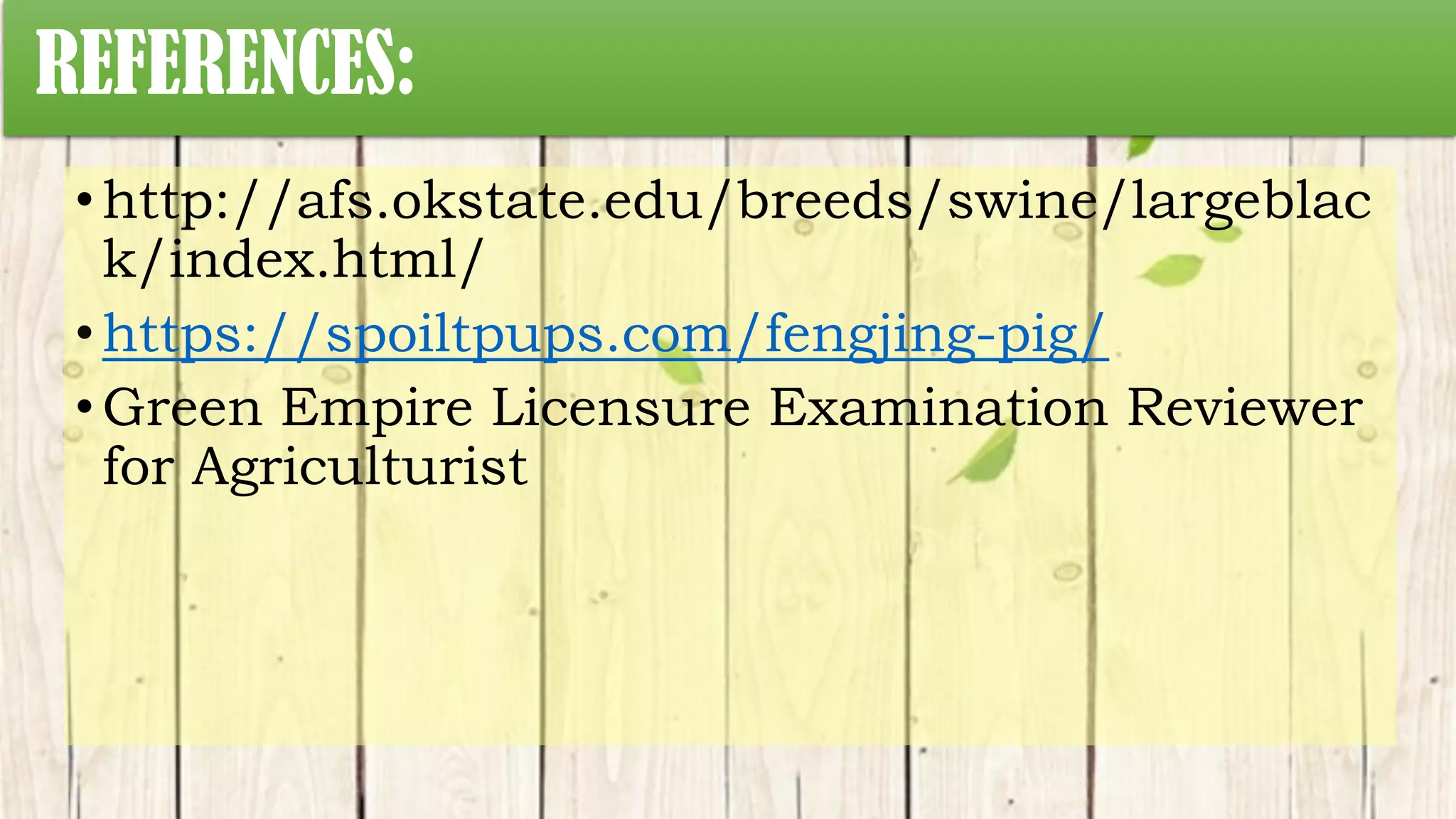 Breeds of swine | PDF
