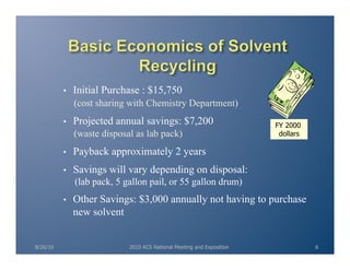 Brehio solvent recycle | PDF | Pharmaceutical Industry | Industries