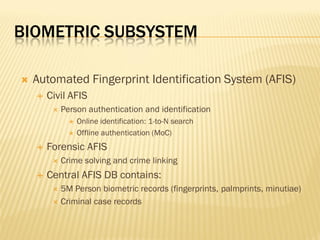 BRIEFING ON THE UAE NATIONAL ID CARD PROJECT | PPT