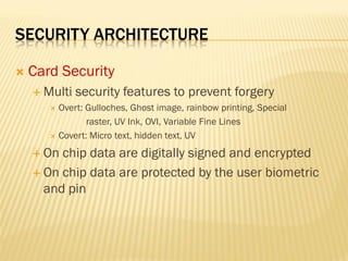 BRIEFING ON THE UAE NATIONAL ID CARD PROJECT | PPT