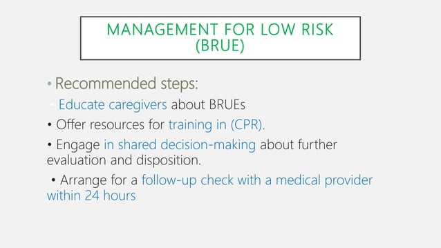 Brief resolved unexplained events (brue) | PPTX