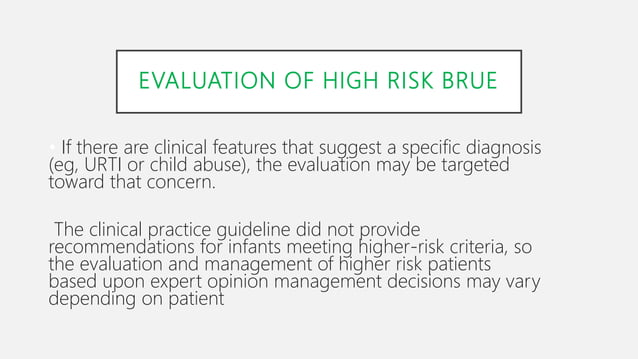 Brief resolved unexplained events (brue) | PPTX