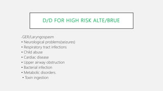 Brief resolved unexplained events (brue) | PPTX