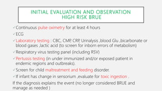 Brief resolved unexplained events (brue) | PPTX