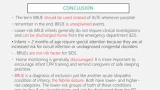 Brief resolved unexplained events (brue) | PPTX