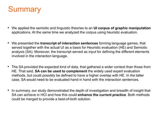 Semiotics of Interaction: Towards a UI Alphabet | PPT | Desktop Publishing | Computer Software ...