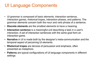 Semiotics of Interaction: Towards a UI Alphabet | PPT | Desktop Publishing | Computer Software ...