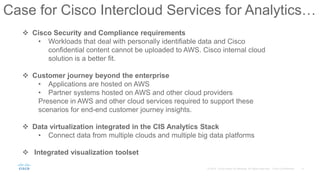 DEVNET-1140 InterCloud Mapreduce and Spark Workload Migration and Sharing: Findings and Lessons ...