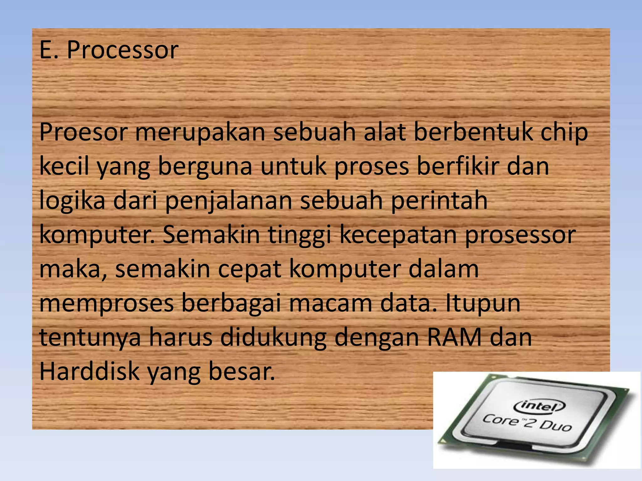 Bagian-bagian komputer | PPT
