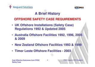 Cost Effective Outcomes from FPSO Safety Case | PDF
