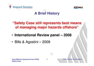 Cost Effective Outcomes from FPSO Safety Case | PDF