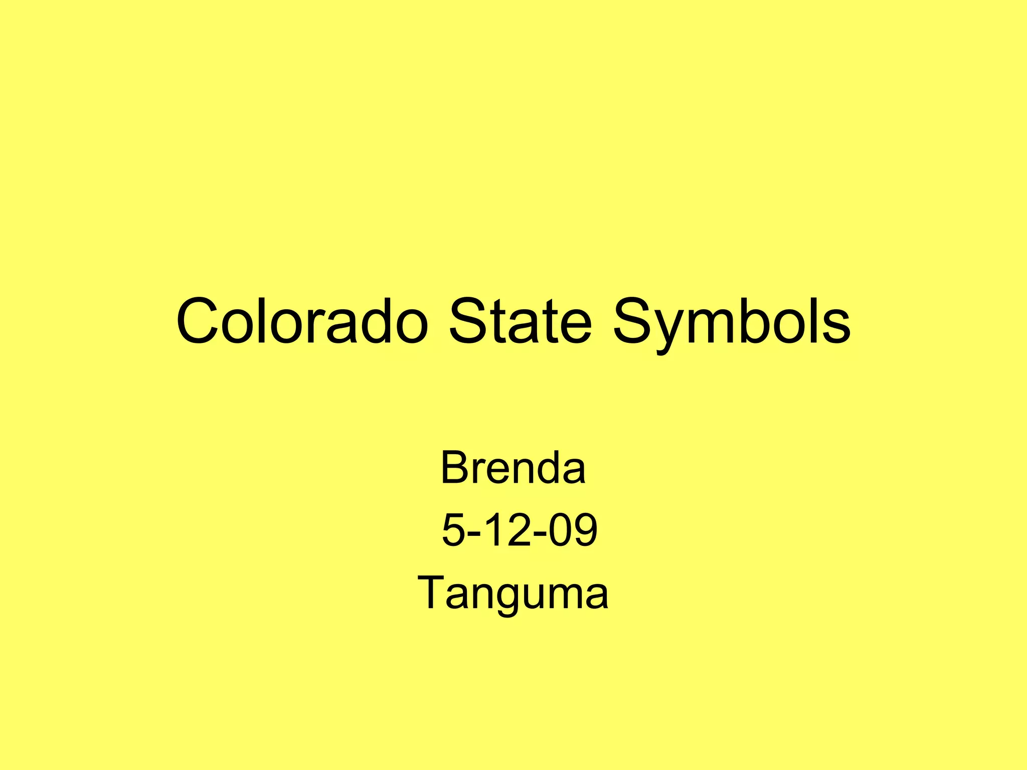 Brenda Swansea Colorado | PPT