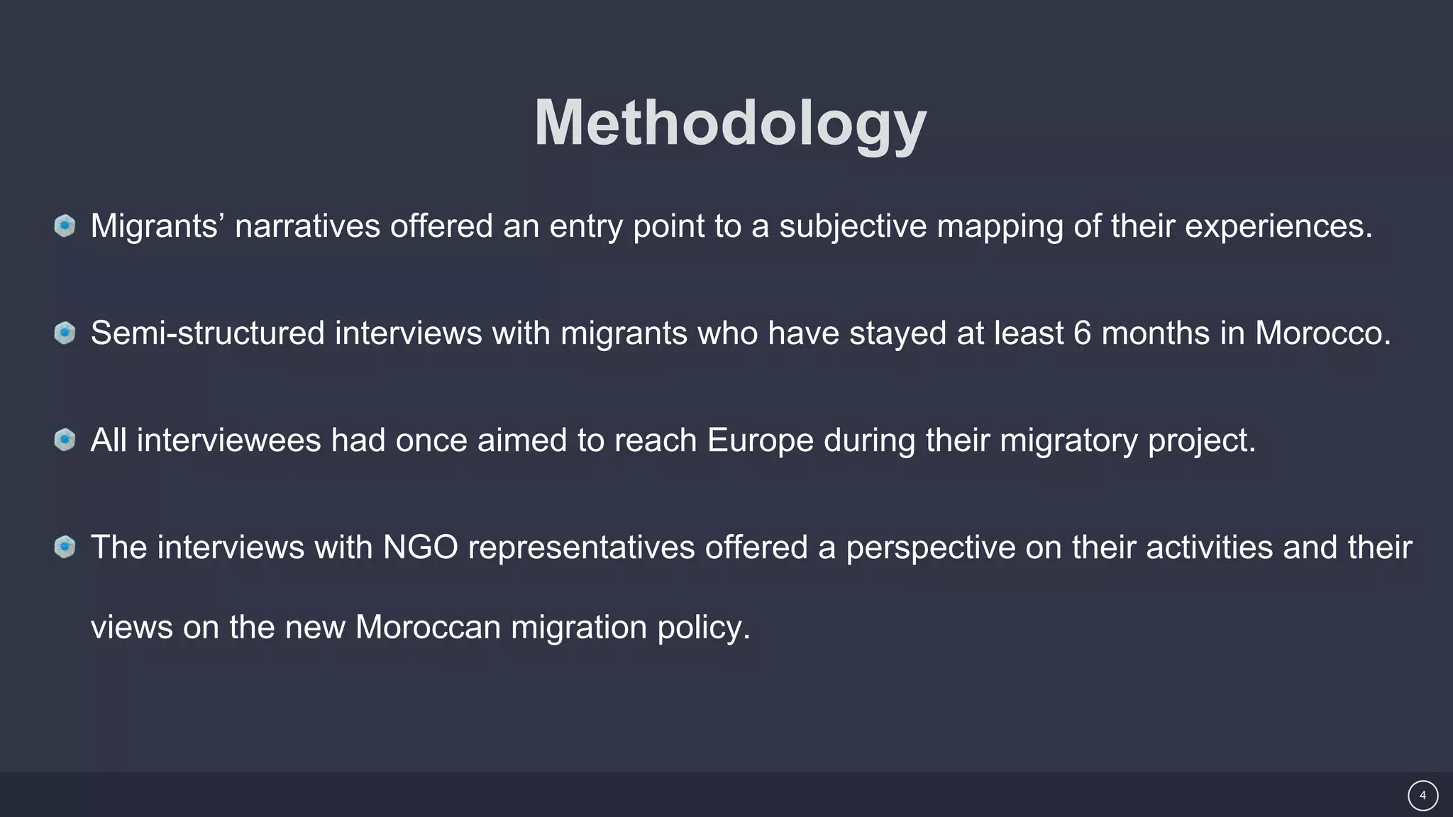 Sub-Saharan migrants’ life circumstances under the new Moroccan ...