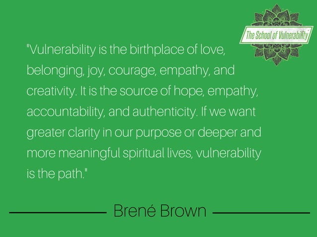 Brené Brown quotes on Vulnerability | PPT