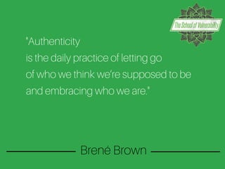 Brené Brown quotes on Vulnerability | PDF