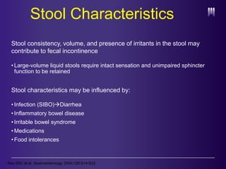 Fecal Incontinence in the Scleroderma Patient | PDF