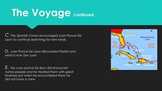 The History of Juan Ponce De Leon | PPT