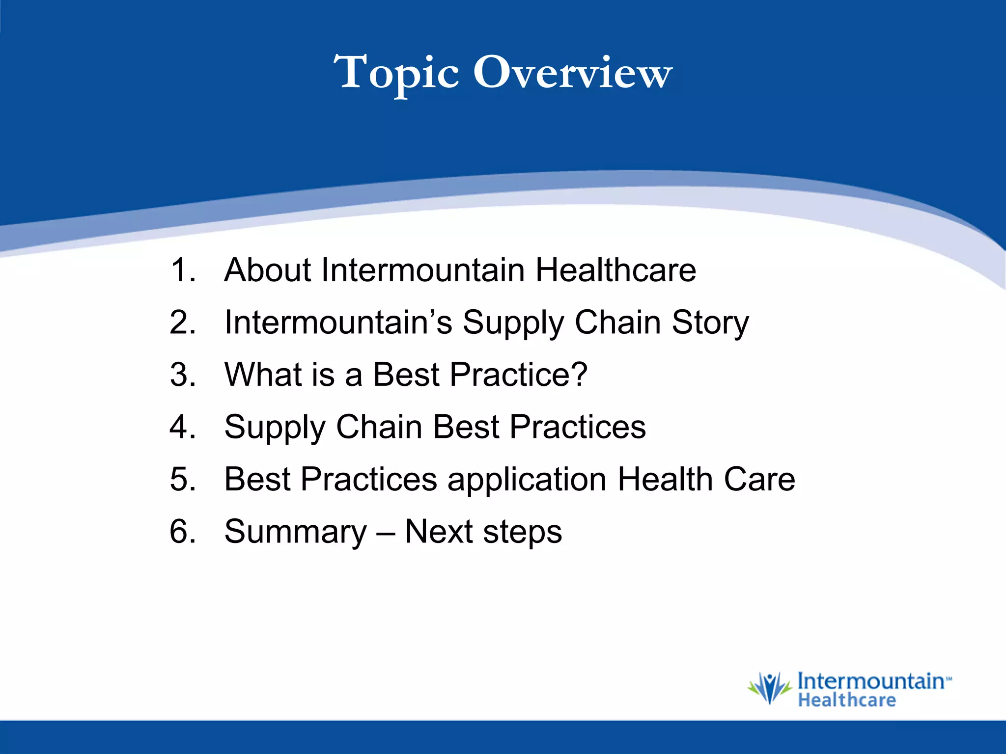 Intermountain Health - Pres | PDF