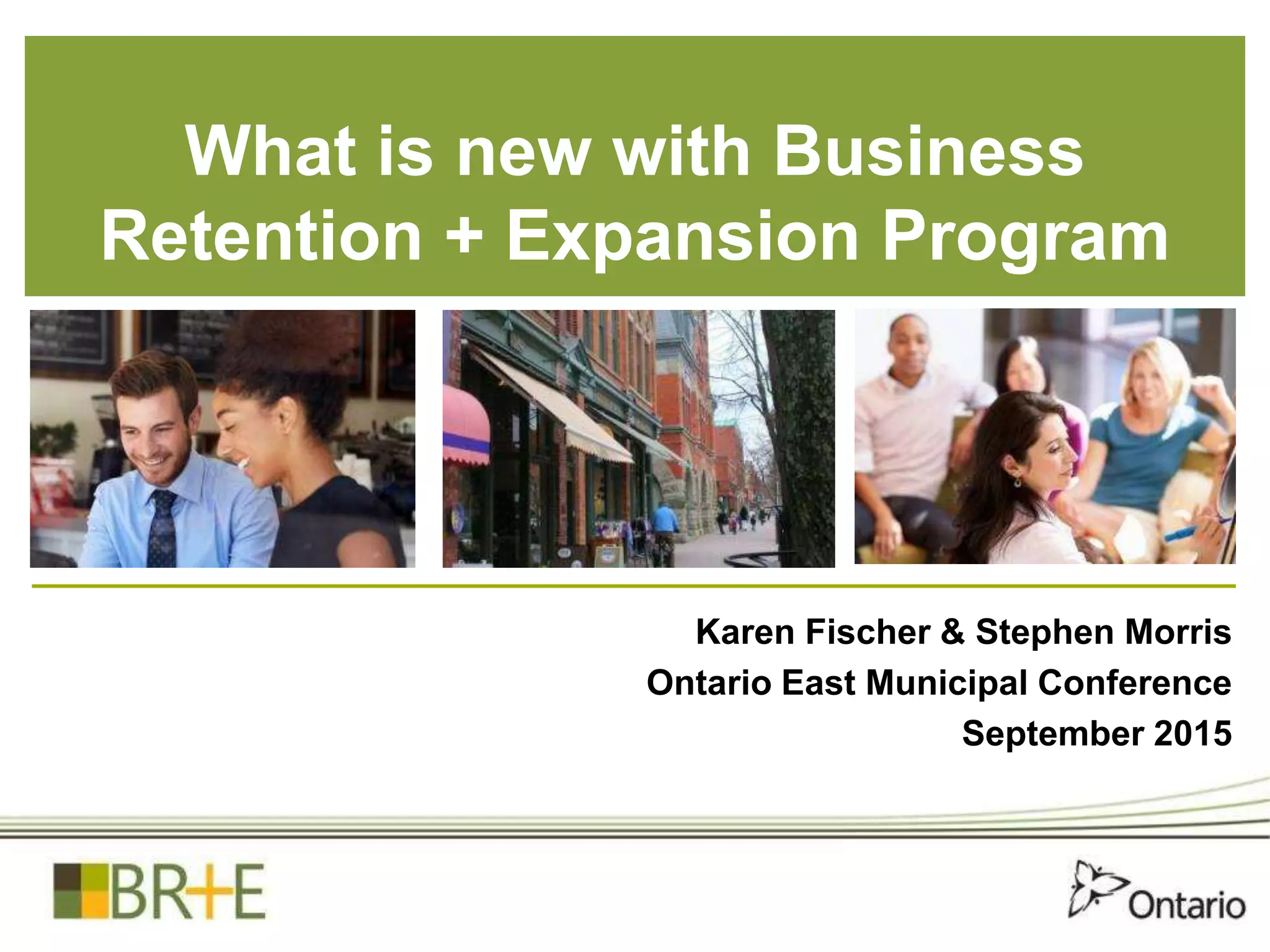 Business Retention and Expansion Overview | PPTX | Developmental Sites ...