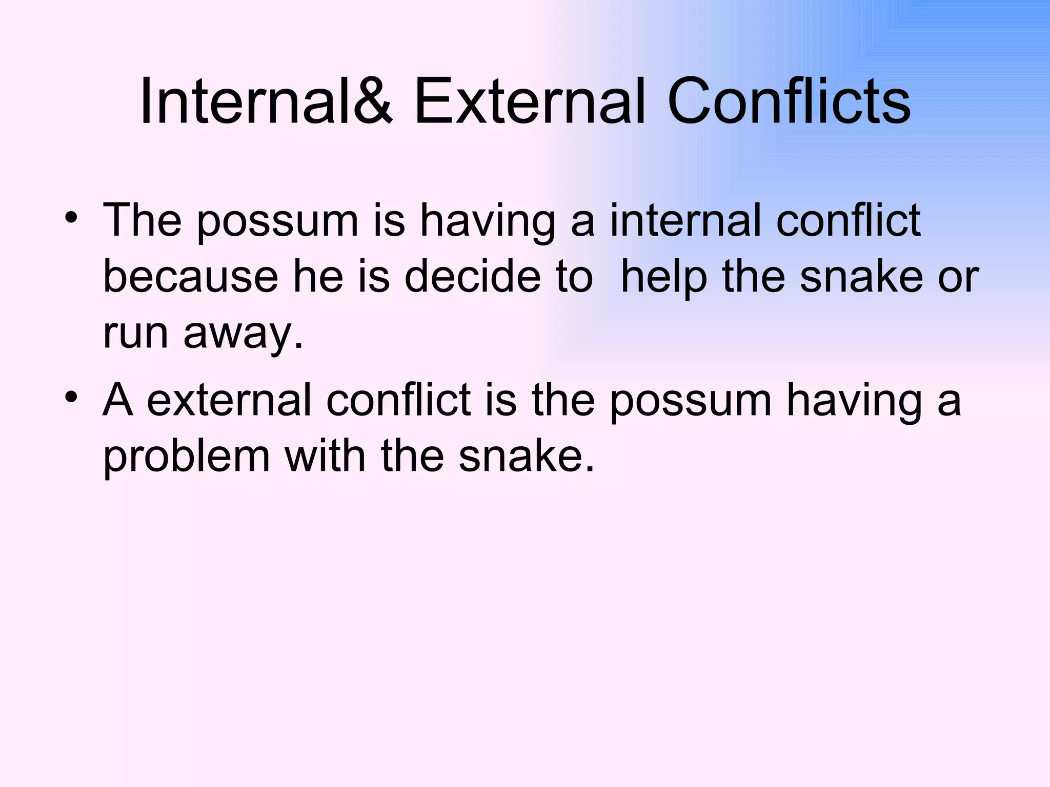 Brer Possum’S Dilemma Analysis.Ppttaylor Wendel | PPT