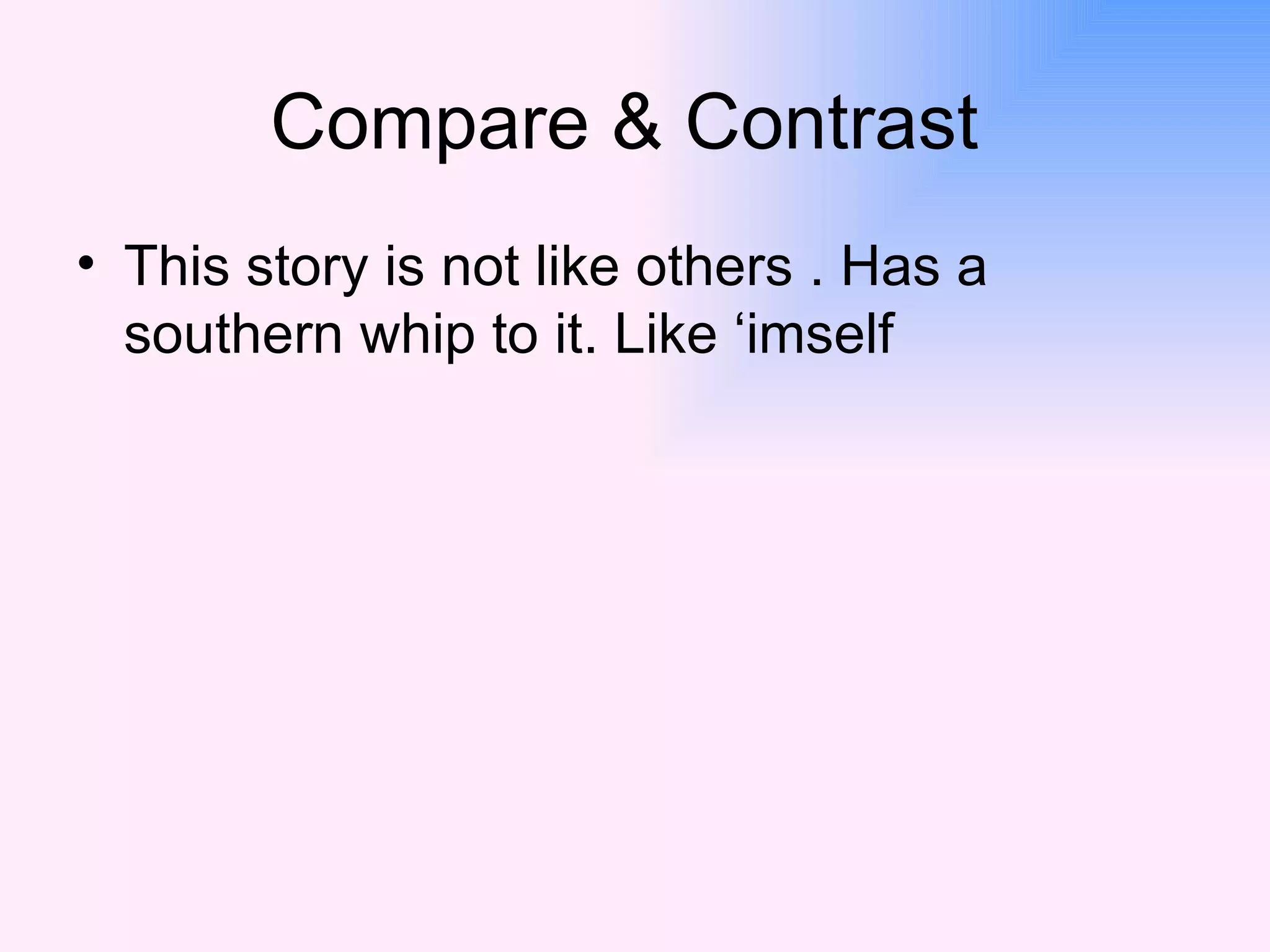 Brer Possum’S Dilemma Analysis.Ppttaylor Wendel | PPT