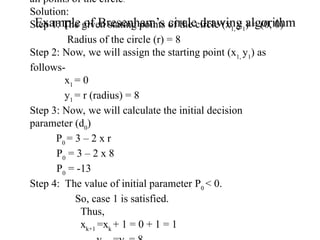 bresenham circle algorithm .ppt