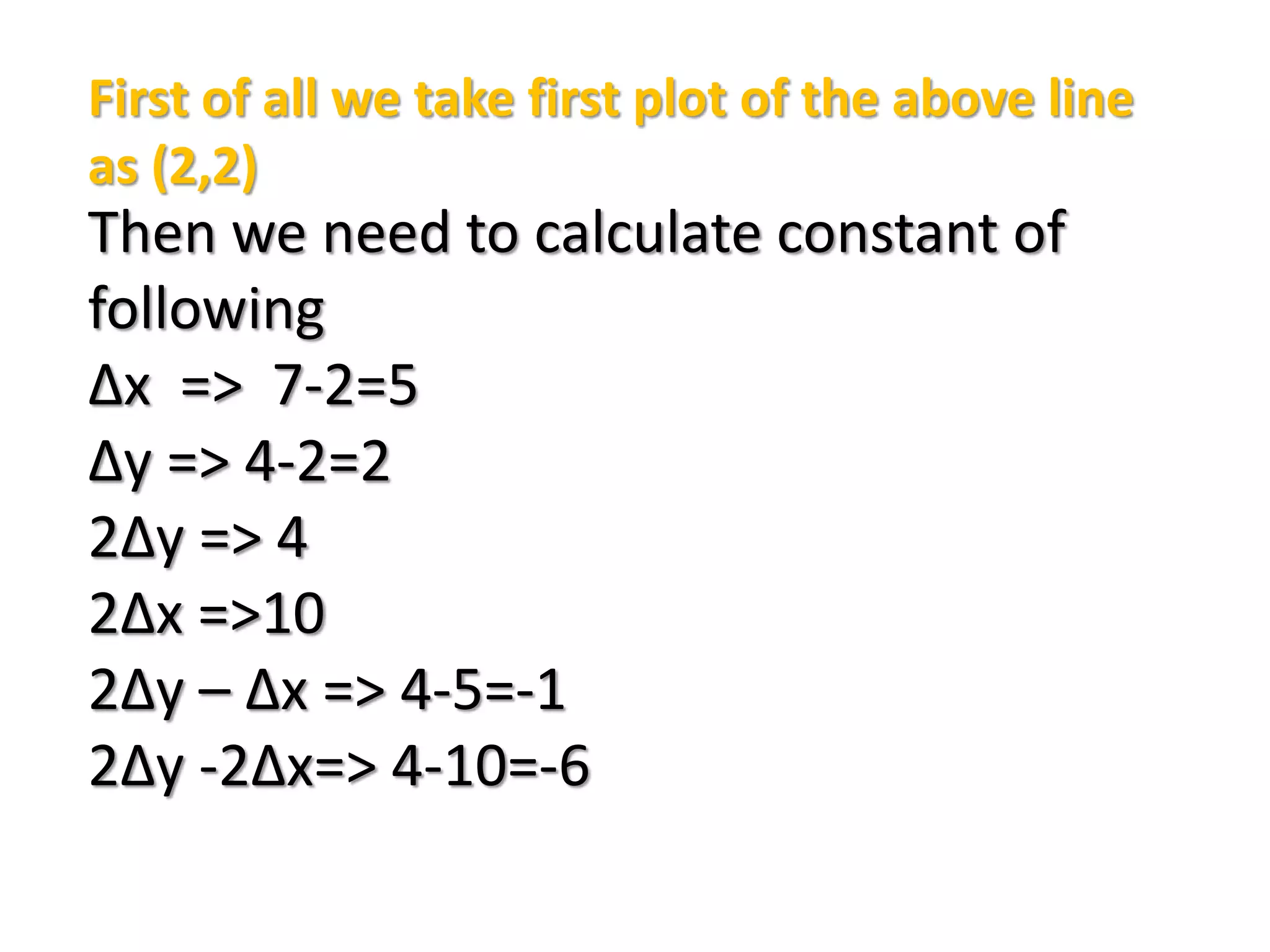 Bresenham Line Drawing Algorithm | PPTX | Science