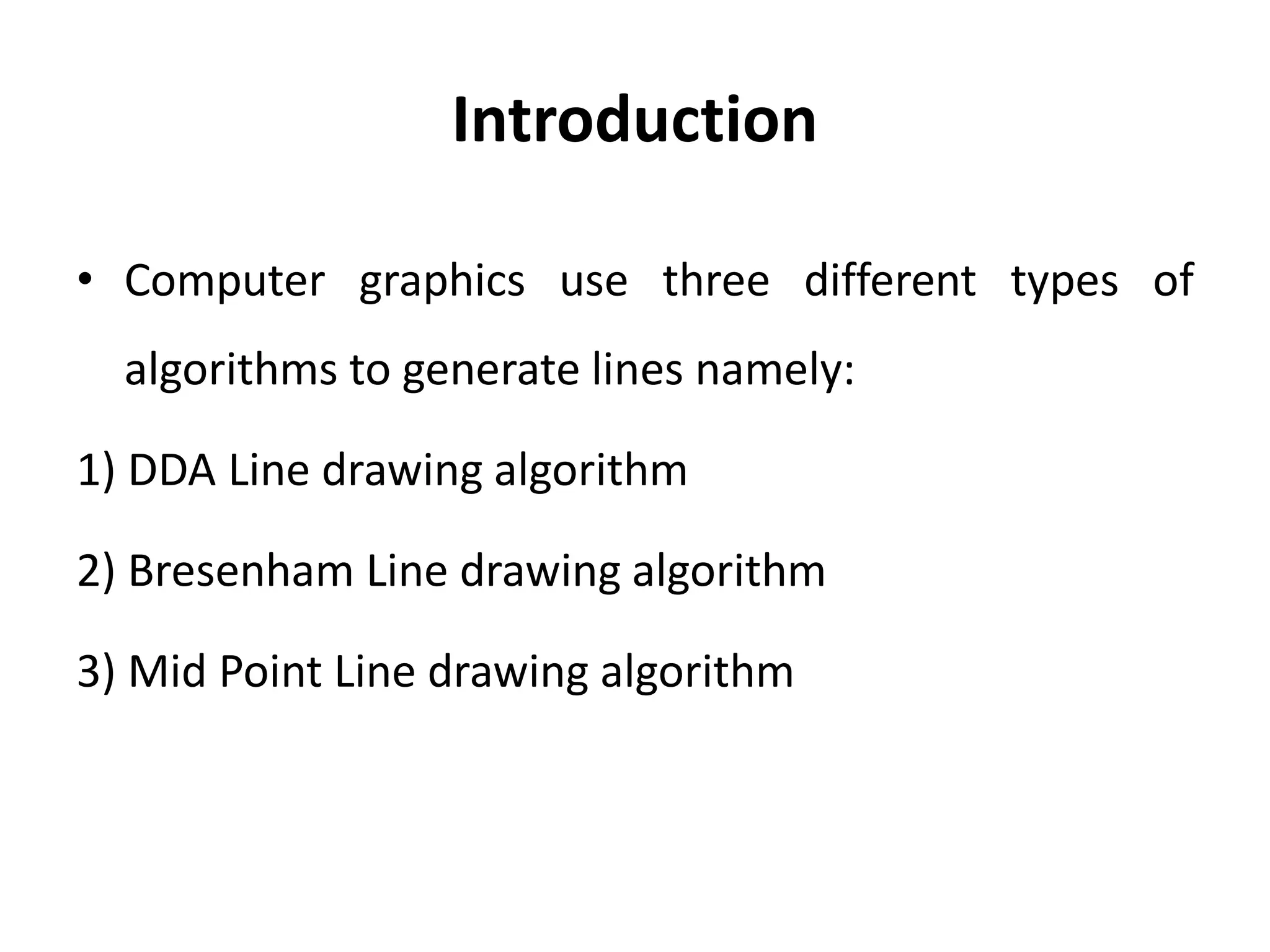 Bresenhems line Genration derivation for Mtech | PDF