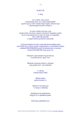 ébresztő kulcsok kódexe 1. lap | PDF
