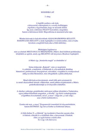 ébresztő kulcsok kódexe 2. lap | PDF