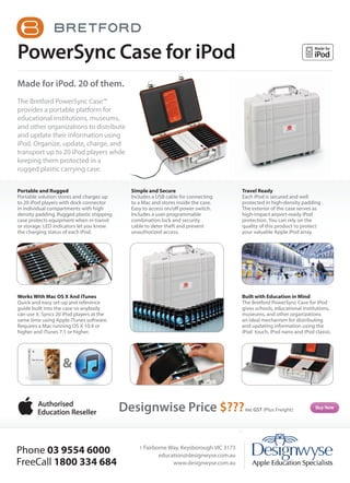 Bretford powersync case a4 | PDF