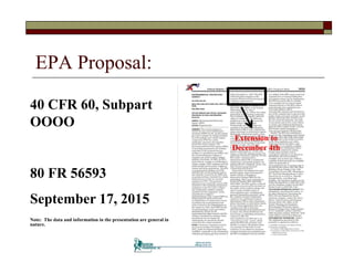Quad Oa (EPA Methane Rule): Oil and Natural Gas Sector | PDF