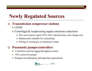 Quad Oa (EPA Methane Rule): Oil and Natural Gas Sector | PDF
