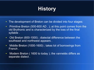 Breton Language | PPT